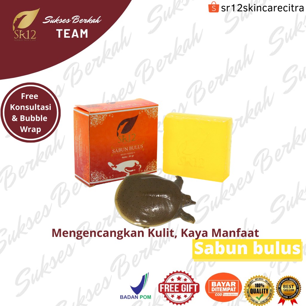 Jual SR12 SABUN BULUS SR12 60 GRAM / SABUN BULUS HERBAL / HERBAL SOAP ...