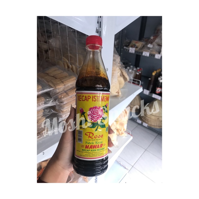 Jual Kecap Asin Bangka Cap Mawar Besar Botol Plastik 600ml Asli Bangka ...