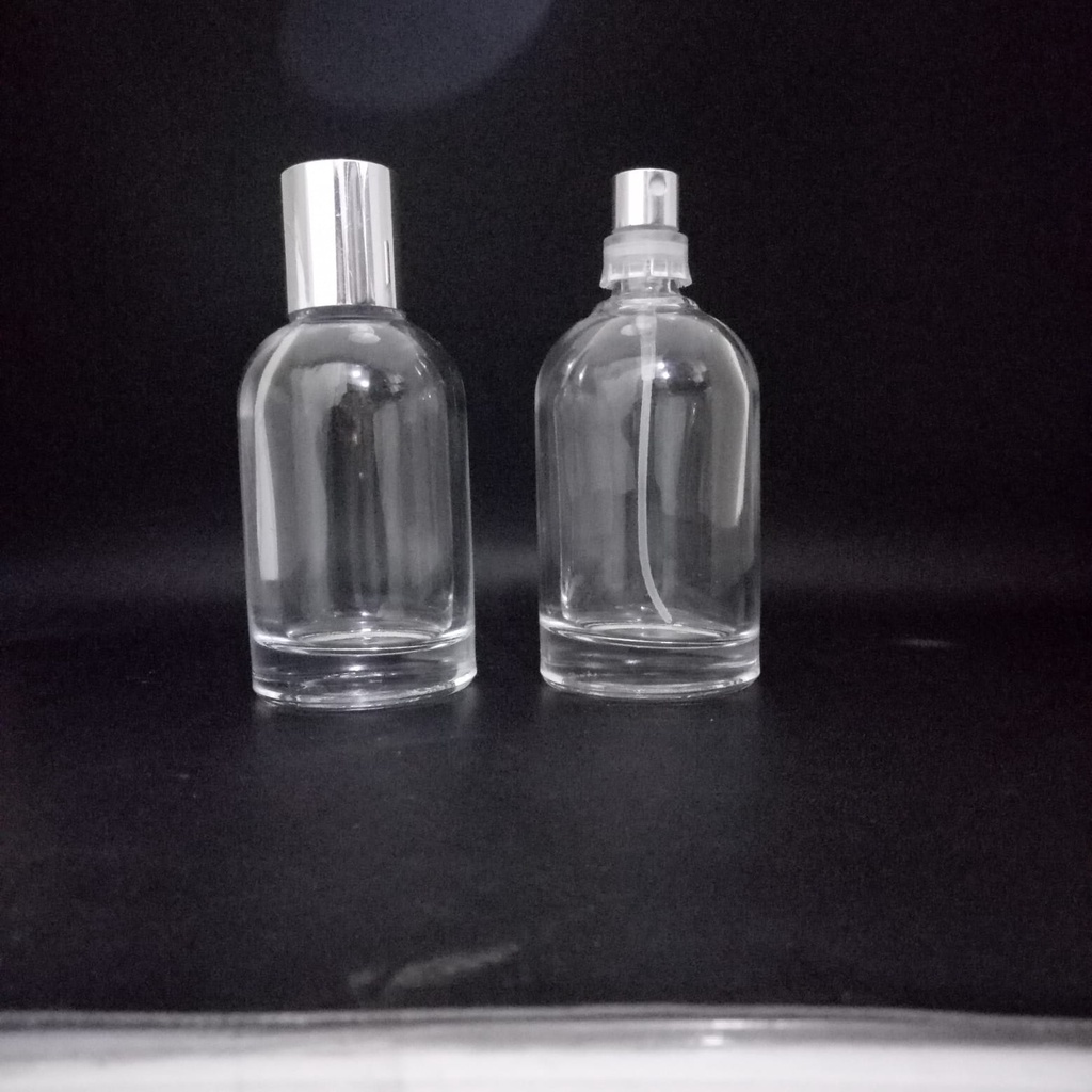 Jual Botol Parfum Lelabo 50 ml easy pump cap silver ml | Shopee Indonesia