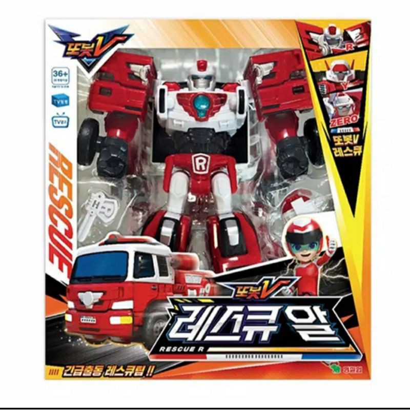 Jual TOBOT RESCUE VICTORY R BESAR 40 CM MOBIL TRANSFORMER KOREA YOUNG ...