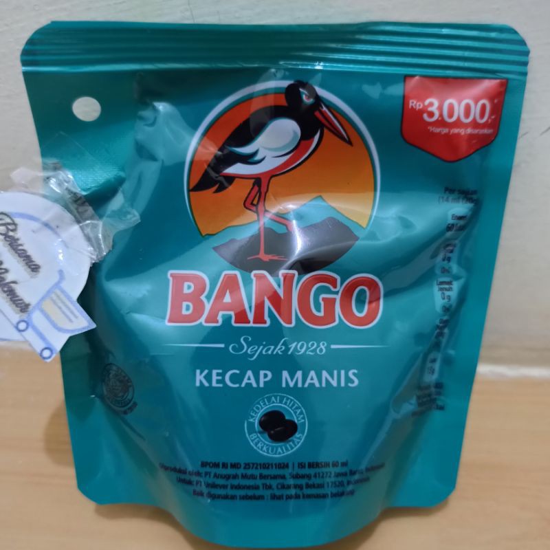 Jual Kecap manis 3ribuan BANGO 60 ml pouch kecil | Shopee Indonesia