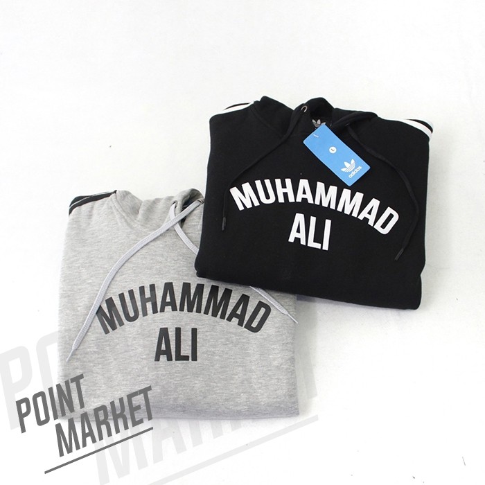 Jual JAKET SWEATER HOODIE ADIDAS MUHAMMAD ALI /SWEATER PRIA DAN WANITA ...