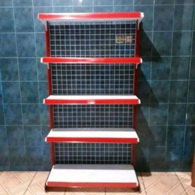 Jual Rak mini market / rak gondola single starting 5 susun 170cm ...