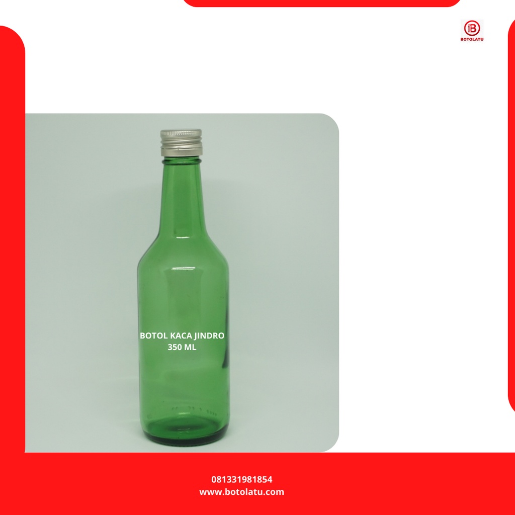 Jual Botol Kaca Jindro 350 ML | Shopee Indonesia