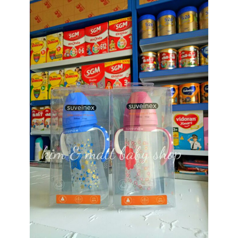 Jual BOTOL GELAS SUSU ANAK SUVEINEX 260ml / 330ml | Shopee Indonesia