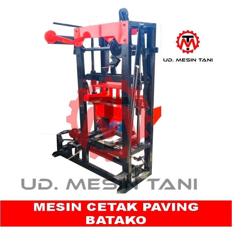 Jual Mesin Cetak Batako / Paving ( batako keluar 4, paving segi panjang ...