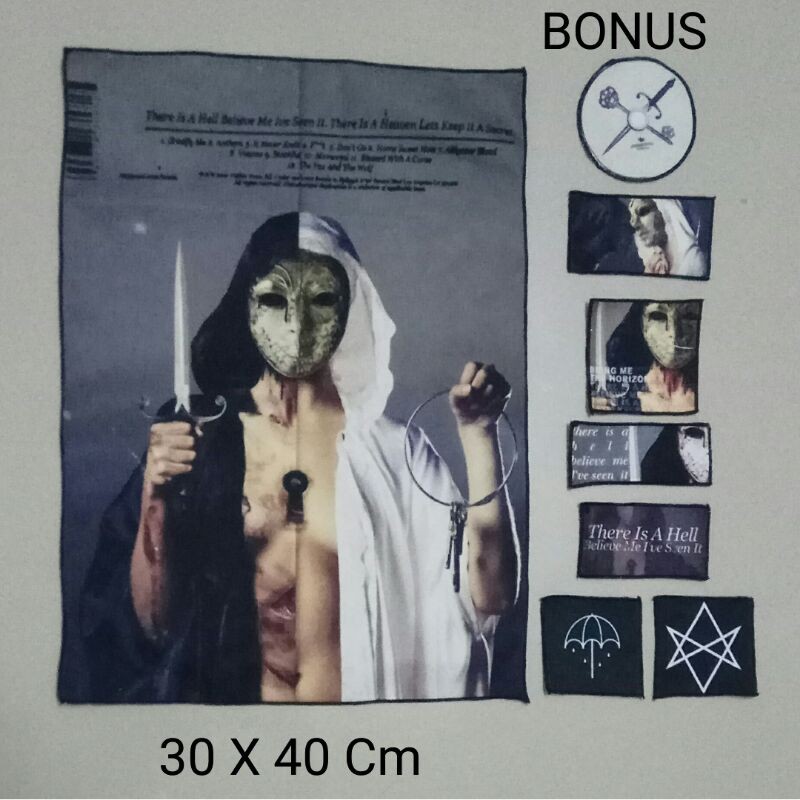 Jual Backpatch Emblem Bring Me The Horizon BMTH Bahan Kanvas Murah | Shopee Indonesia
