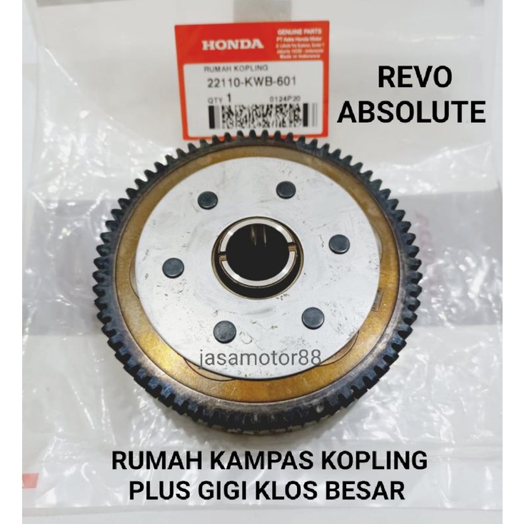 Jual RUMAH KAMPAS KOPLING PLUS GIGI BESAR REVO ABSOLUTE KWB ORIGINAL | Shopee Indonesia