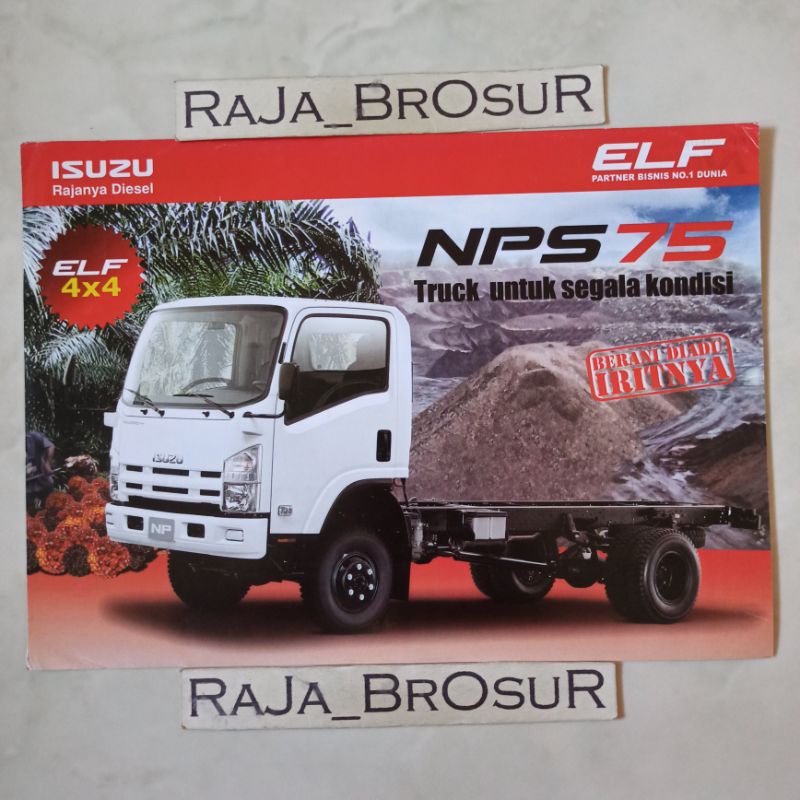 Jual Poster brosur katalog Isuzu ELF NPS75/NPS 75 4x4 2013 | Shopee ...