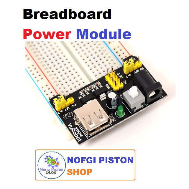 Jual Breadboard Power Module 3.3V - 5V, Breadboard Power Supply Modul ...