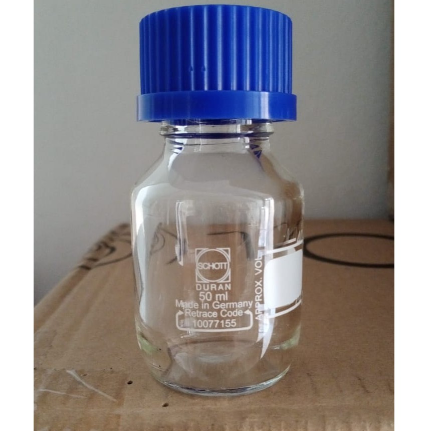 Jual Botol Schott Duran 50ml 1 pcs | Shopee Indonesia