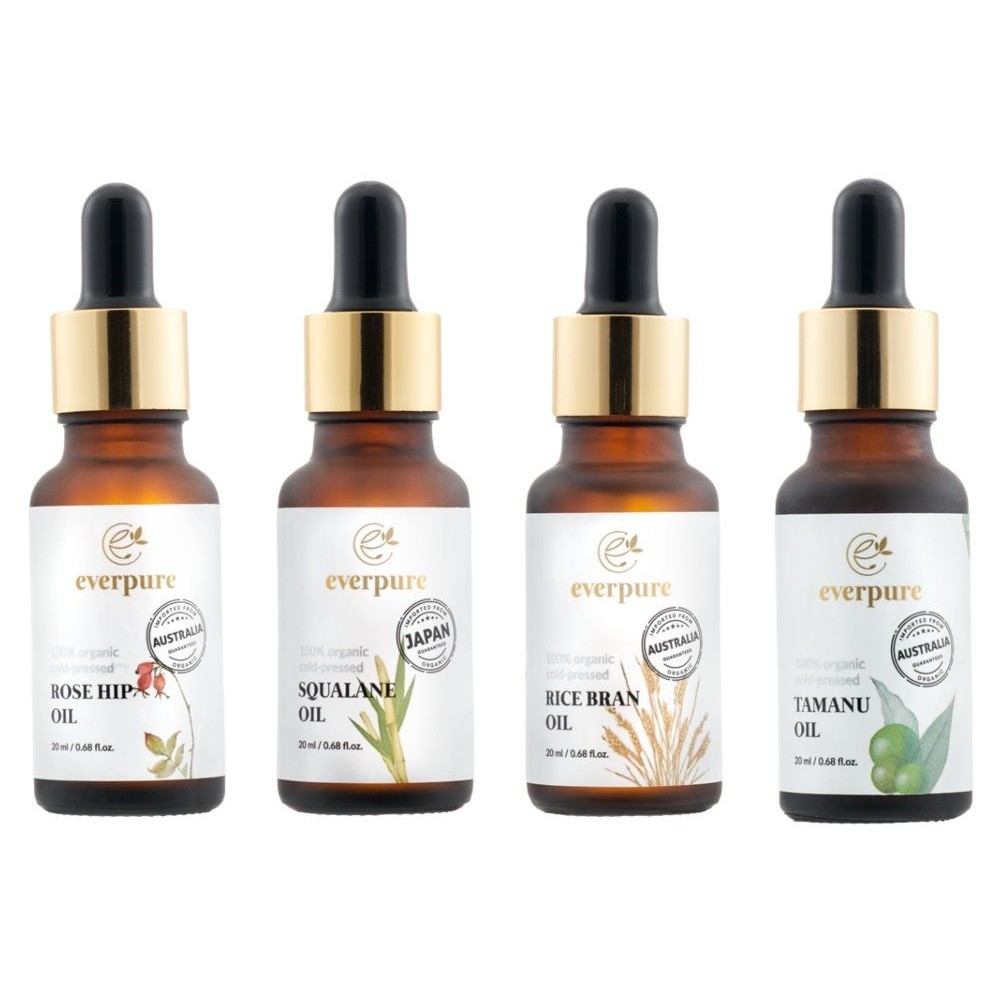 Jual Everpure 100% Organic Cold Pressed Face Oil Series - Rose Water ...
