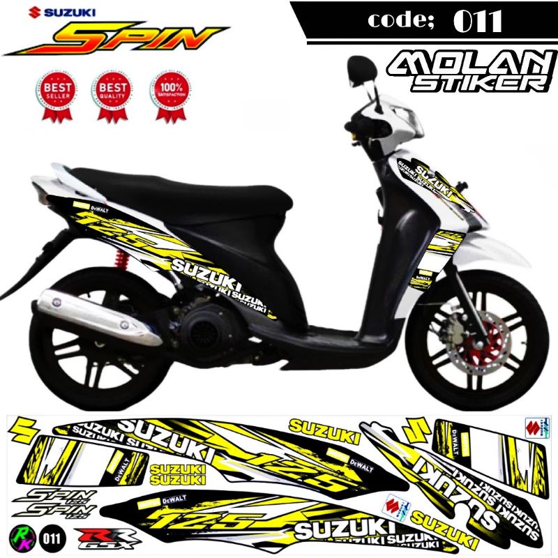 Jual Decal Sticker Striping Variasi Suzuki SPIN 125 Moto GP / Spin GP ...