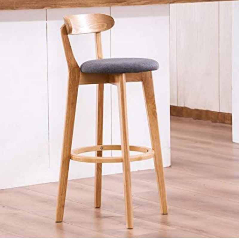 Jual Kursi Bar Stool Bulat Jati Minimalis - Kursi Bar Cafe Bundar ...