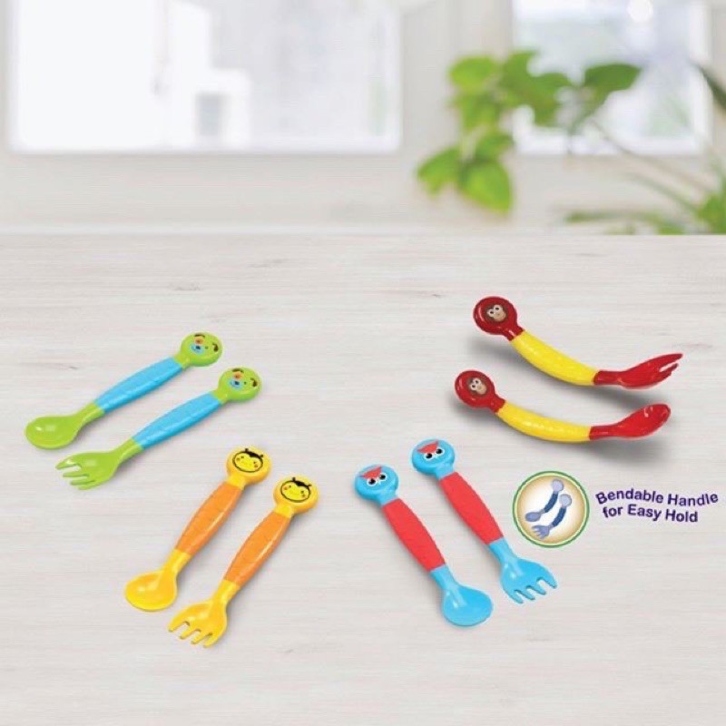 Jual Baby Safe Baby Spoon & Fork SK003 | Shopee Indonesia