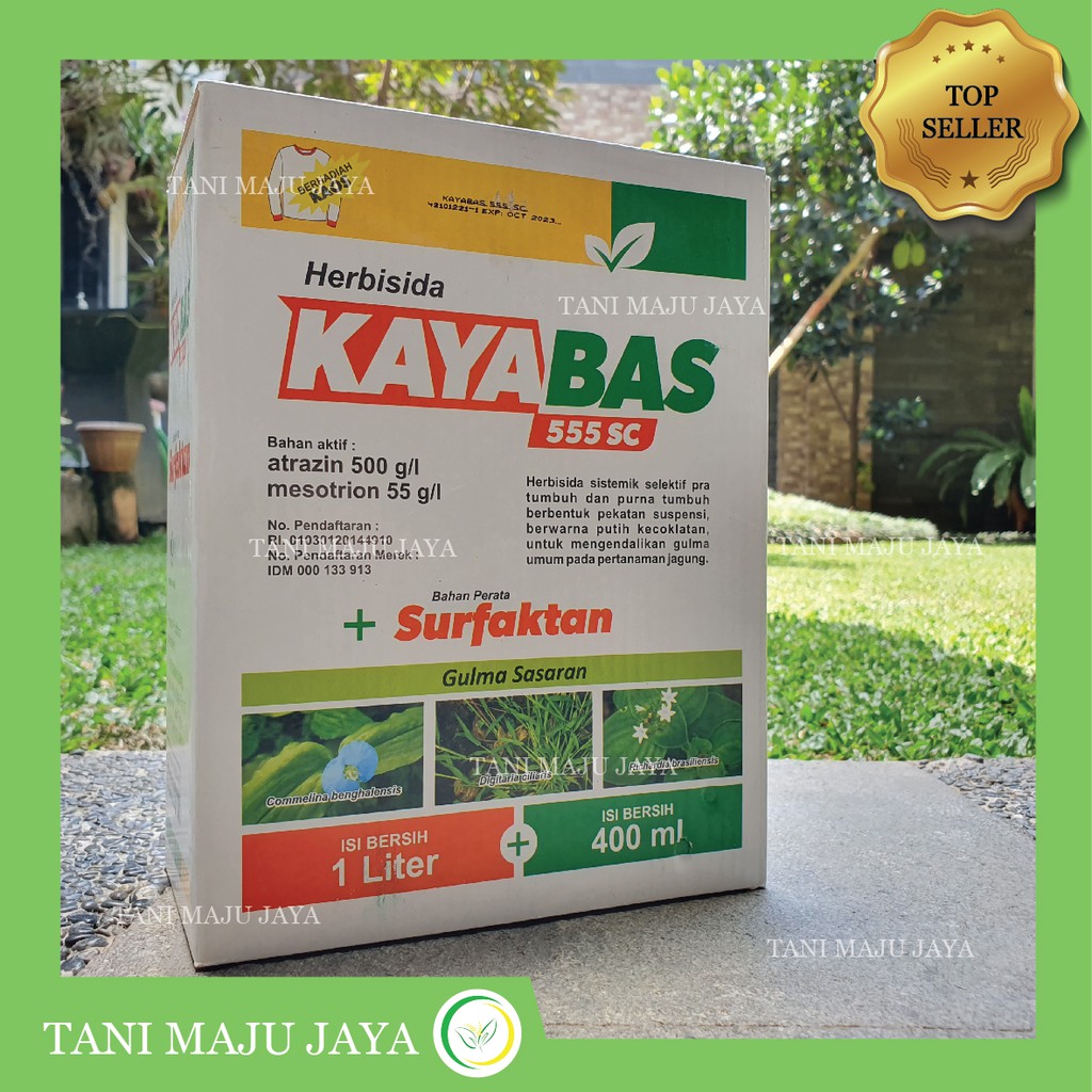 Jual Herbisida Kayabas 555SC 1 liter Obat Pembasmi Gulma Rumput Liar ...