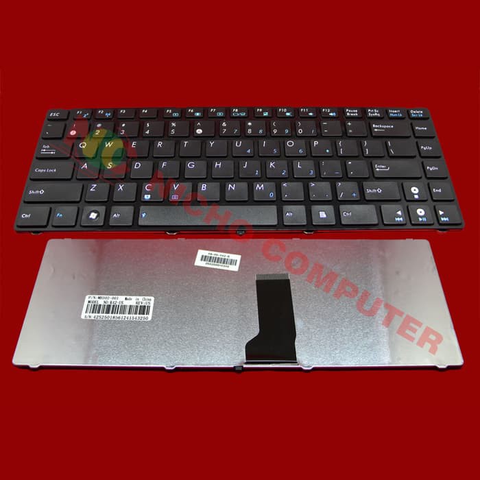 Jual KEYBOARD ASUS X42 X42D X42F X42J X42N BLACK (FRAME) | Shopee Indonesia