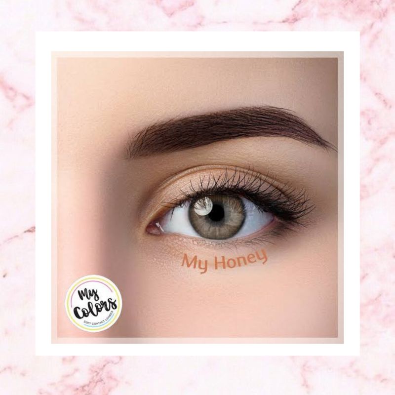 Jual [ BROWN SERIES ] softlens COKLAT dubai jamilla ocre brown x2 ...