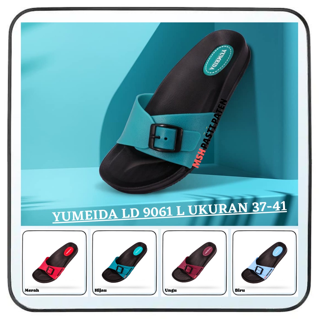Jual Sendal yumeida ld 9061 ukuran 37-41 bahan karet tahan air murah ...