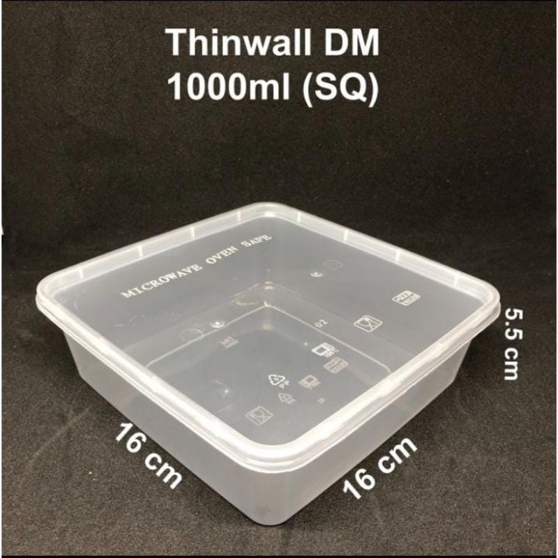Jual Thinwall DM 500ml, 1000ml / Kotak Makan Kotak Salad Kotak Buah ... Jual Thinwall DM 500ml, 1000ml / Kotak Makan Kotak Salad Kotak Buah ...