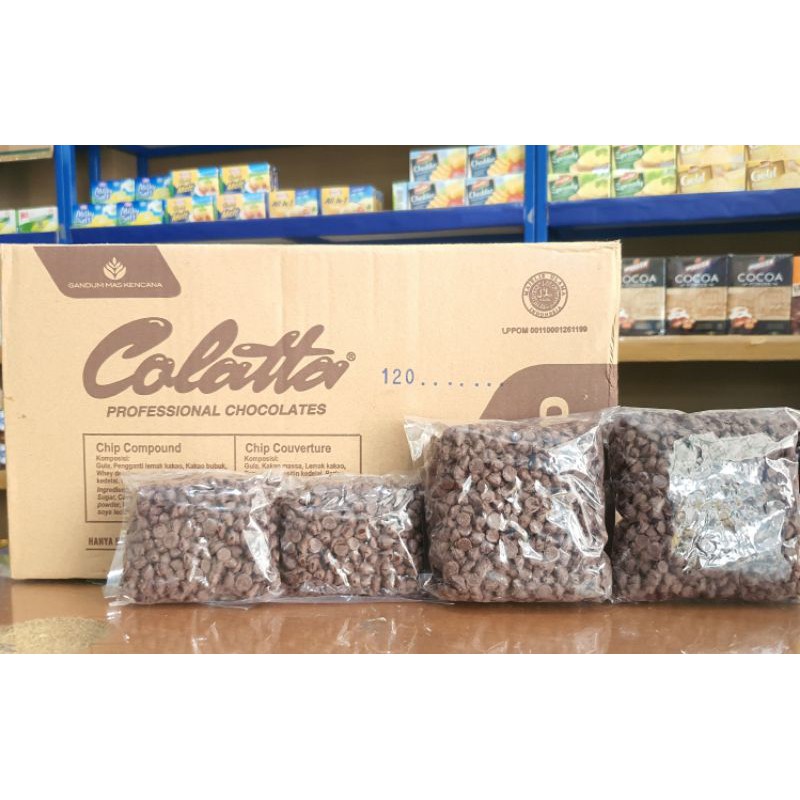 Jual Colatta Chocochip Compound / Coklat Chips Colatta 100Gr, 250Gr ...
