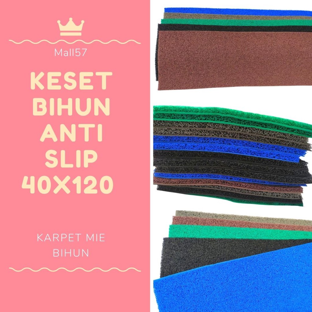 Jual KESET MIE Bihun PVC Tebal Untuk Mushollah Lobby Cafe Hotel Mobil ...