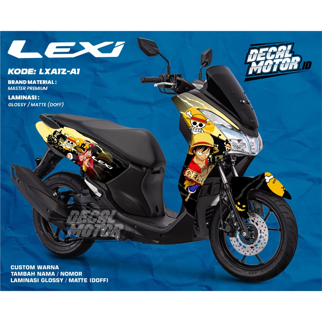 Jual Decal Sticker Lexi Fullbody One Piece - Dekal stiker yamaha lexi ...