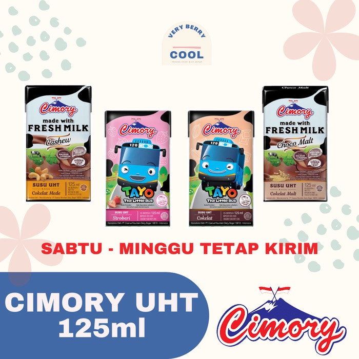 Jual Cimory UHT Fresh Milk Tayo 125ml - Cashew | Shopee Indonesia