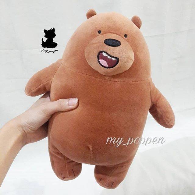 Jual Boneka We Bare Bears Grizzly Miniso Cartoon Network | Shopee Indonesia