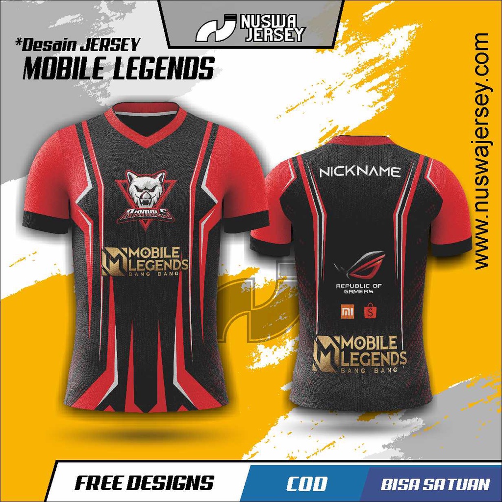 Jual JERSEY MOBILE LEGENDS BAJU JERSEY NUSWA JERSEY | Shopee Indonesia