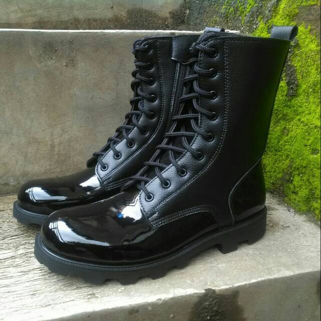 Jual Sepatu pdl kilap kombinasi dop sepatu pdl paskhas | Shopee Indonesia