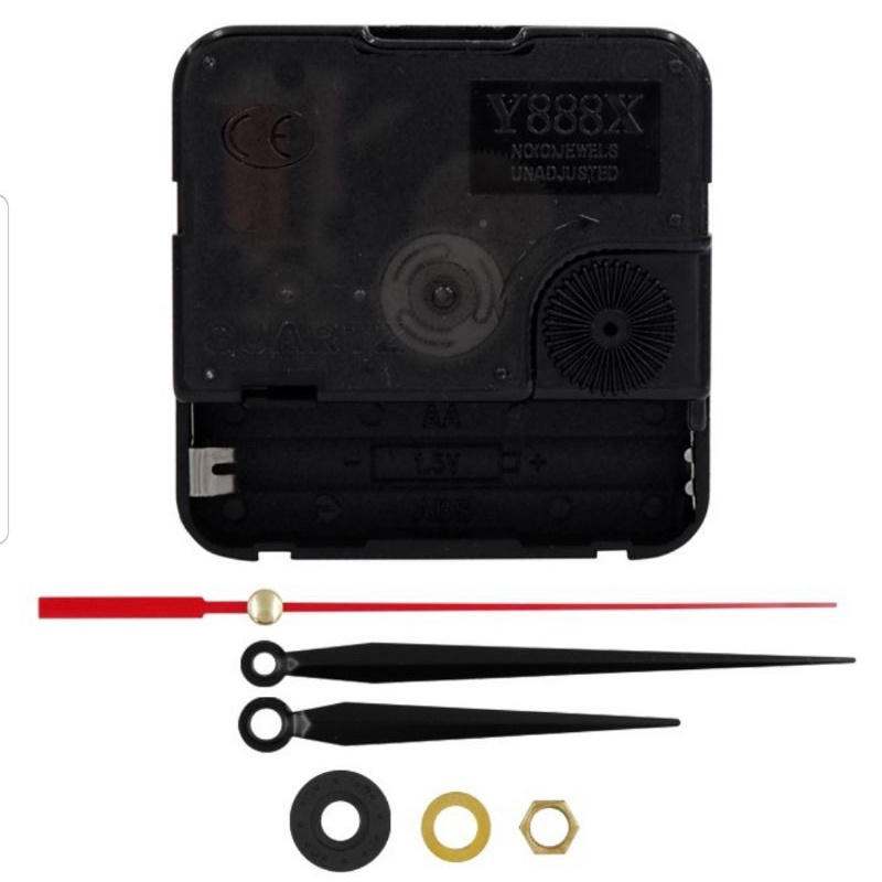 Jual Movement Wall Clock Mesin Jam Dinding Edison Y888X Step Quartz ...