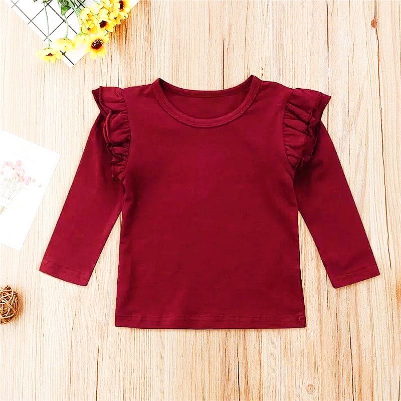 Jual Produk Terbaru☑️Atasan Polos Anak /Atasan Shella Kids/1-14 Tahun ...