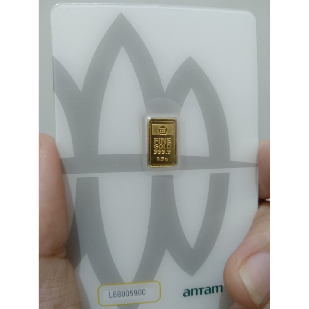 Jual Logam Mulia Antam 0,5 Gram | Shopee Indonesia