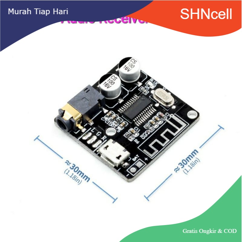 Jual Modul Bluetooth 5.0 Audio Receiver Decoder VHM-314 Stereo MP3 ...