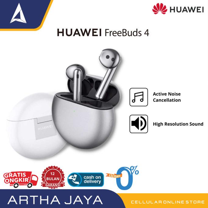 Jual Huawei Freebuds 4 Active Noise Cancellation 2 0 Garansi Resmi