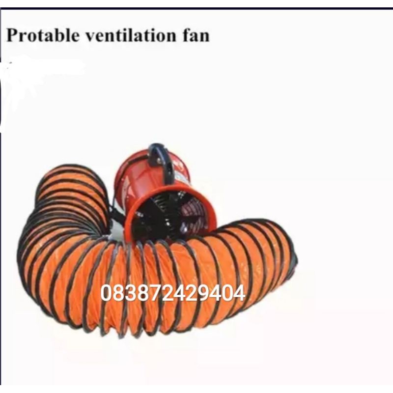 Jual Kipas Portable Ventilator Blower merk SANDS 12 inch Plus Selang ...