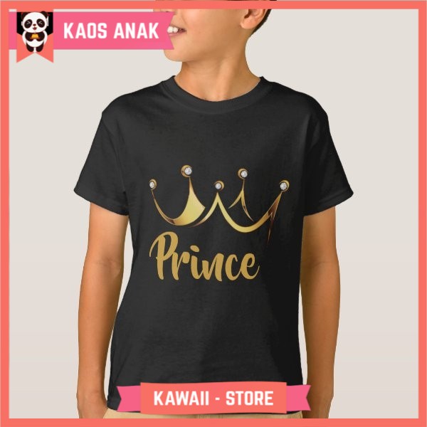 Jual Kaos Baju Anak Gold Crown Prince Premium Quality | Shopee Indonesia
