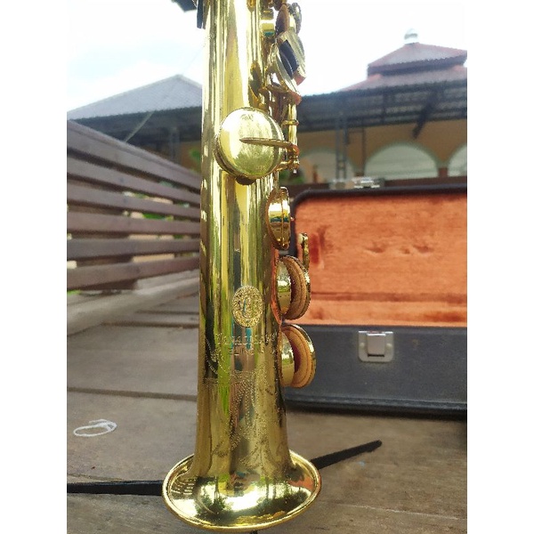 Jual Alat musik tiup saxophone sopran antik barang langka limited ...