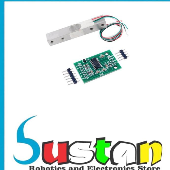 Jual Sensor Berat Weight Loadcell 20Kg With Module Hx711 For Arduinouno ...