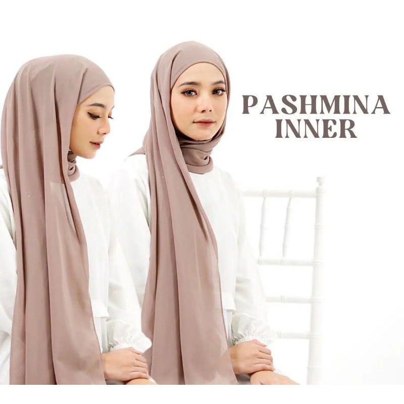 Jual PASHMINA INNER CERUTY BABYDOLL PREMIUM / PASHMINA INNER INSTAN ...