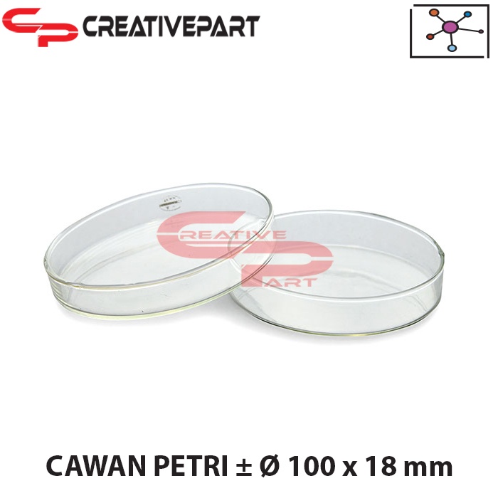 Jual Cawan Petri 100 x 18 mm/ Petri Dish / Alat Laboratorium | Shopee ...