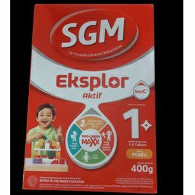 Jual sgm eksplor aktif 1+ | 1-3 tahun | 400gr ( kotak Merah) | Shopee ...