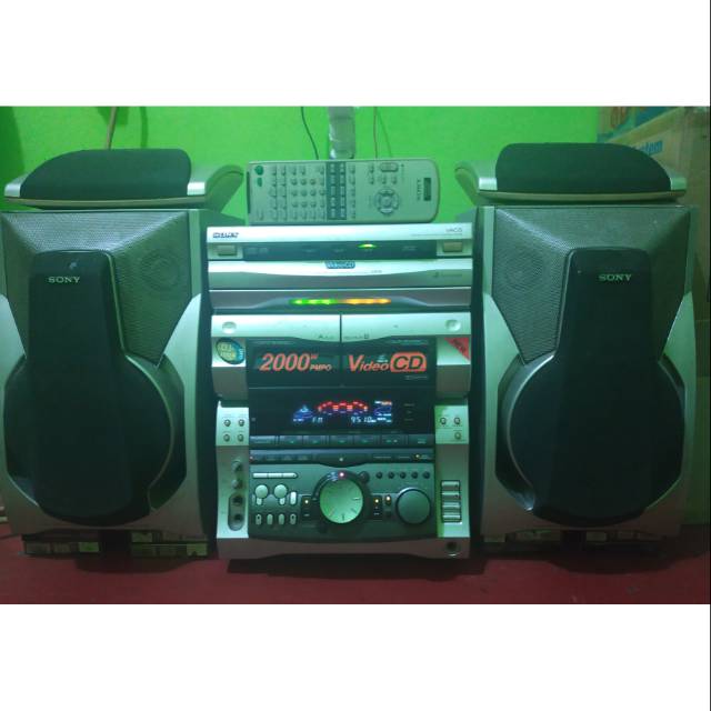 Jual tape compo sony mhc-v818,,,fungsi Radio & Aux,,,bisa buat karaoke ...