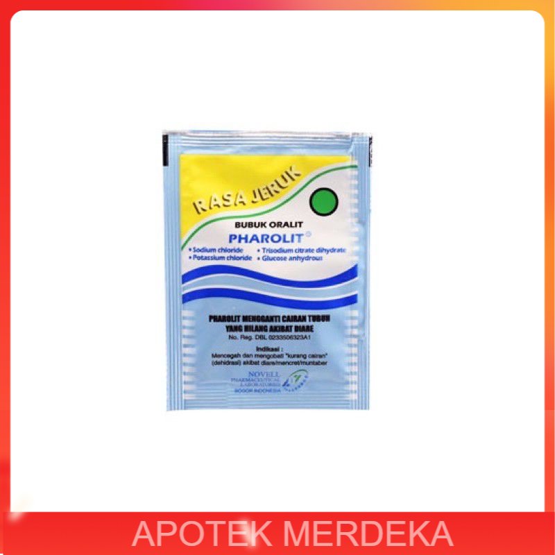 Jual Pharolit rasa jeruk / oralit obat diare | Shopee Indonesia