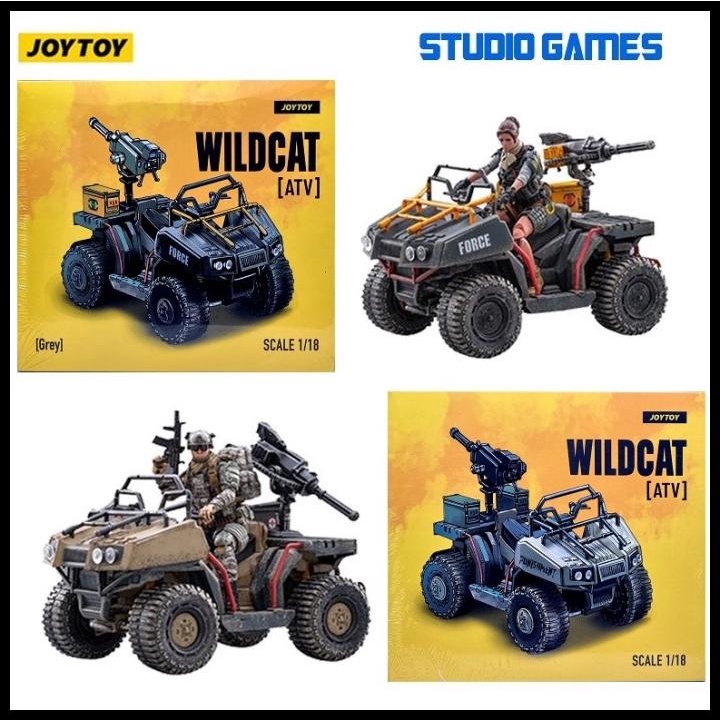 Jual Joytoy Wildcat Atv 1/18 Scale - Jt1217 Sand Color / Jt1392 Grey ...