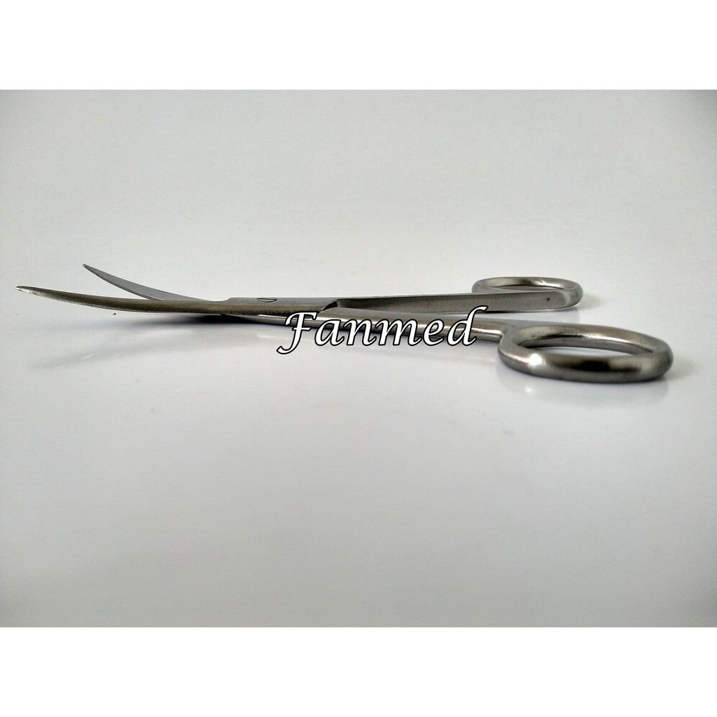 Jual Gunting Operasi Tajam tajam bengkok lengkung 14cm / 15cm Renz ...