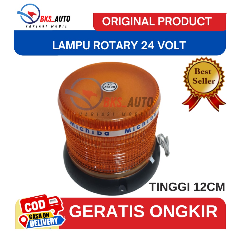 Jual Lampu Rotari Variasi Rotator Led Mobil Truk Rotary 331 12 Cm ...