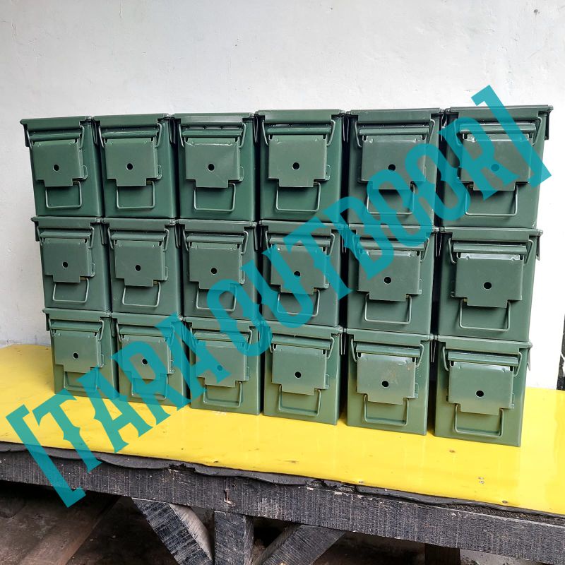 Jual Box kotak besi bekas peluru pindad | Shopee Indonesia