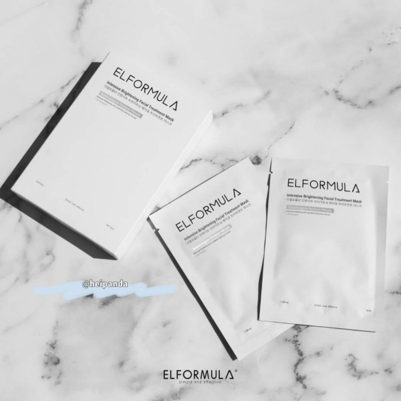 Jual Elformula Sheet Mask Instan Glow Masker Elformula Intensive ...